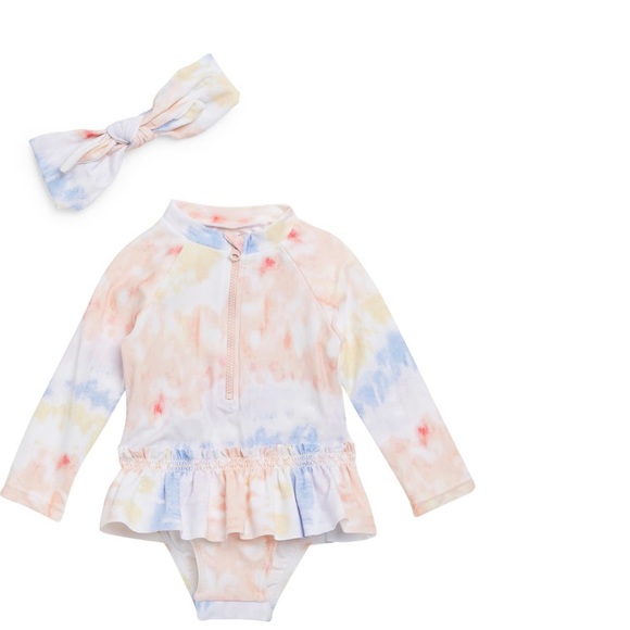 Jessica Simpson | Swim | Jessica Simpson One Piece Rash Guard Swimsuit ...